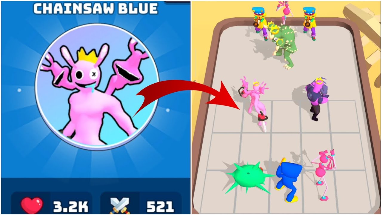 Monster Rampage: Merge Rainbow | Level 1 to 20 - YouTube