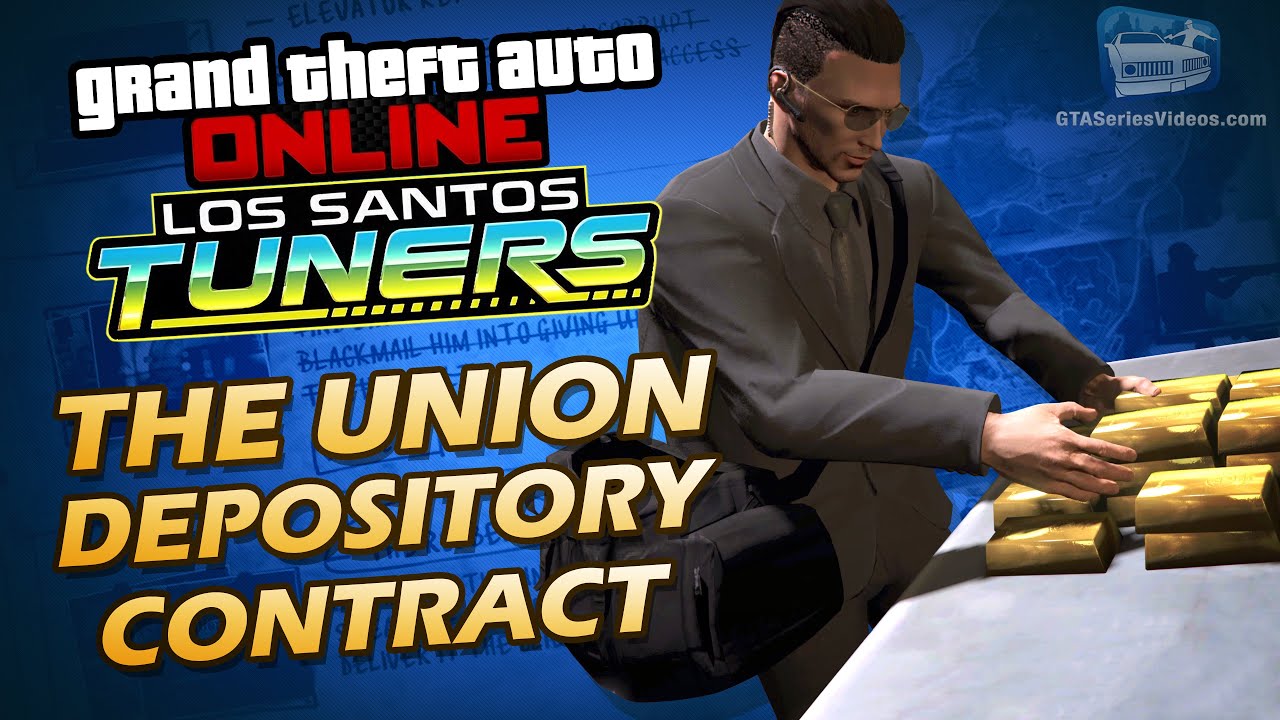 GTA Online Heist - The Union Depository Contract [Solo] - YouTube