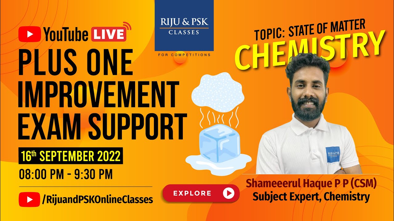 Riju & PSK Classes | Plus One Improvement Exam Support | State of ...