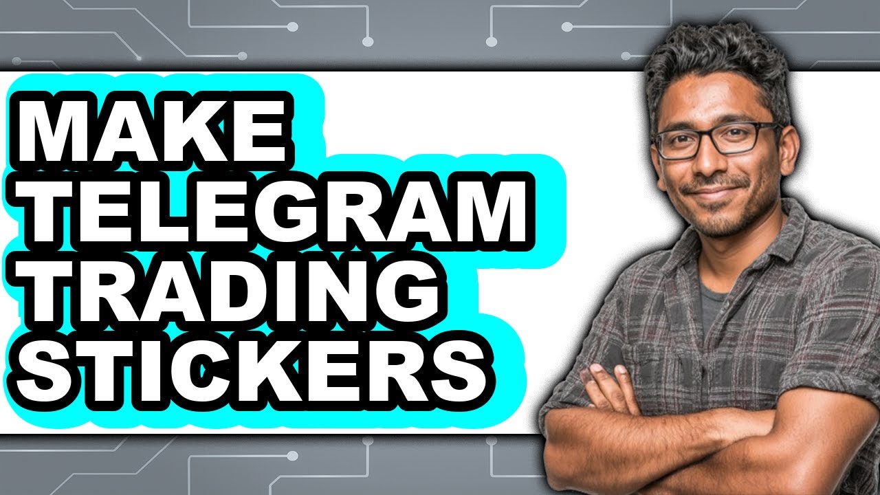 How To Make Telegram Trading Stickers - Step By Step - YouTube