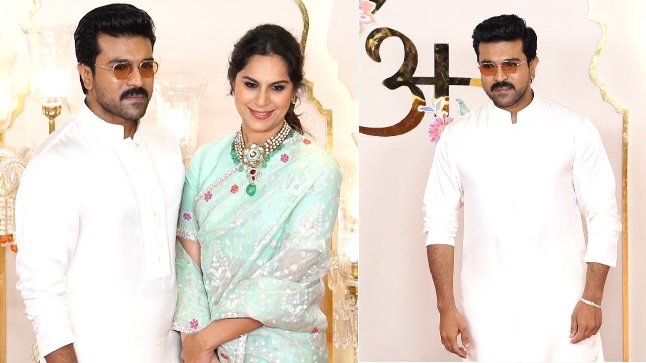 Ram Charan & Upasana Visuals @ Ananth Ambani - Radhika Merchant Wedding ...