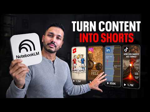 NotebookLM Now Turns Any Content Into Shorts in 2 Clicks