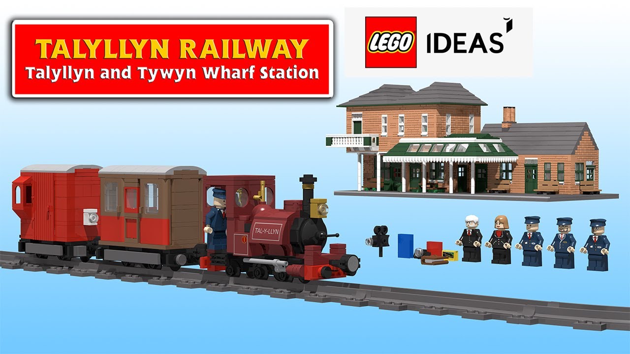 LEGO Talyllyn Railway - TALYLLYN AND TYWYN WHARF STATION (Video) - YouTube
