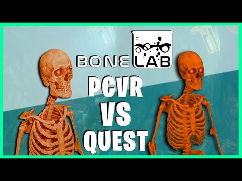 BONELAB Meta Quest VS PCVR Graphics Comparison - YouTube