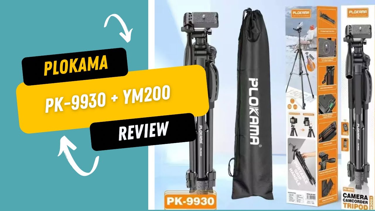 Perfect Vlogging & Photography Setup! 📸 150CM Plokama 9930 Tripod + YM ...