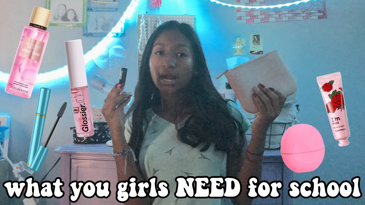 Important things girls NEED for school - YouTube