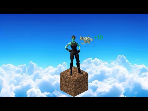JE SUIS LE PLUS RICHE DE MON BLOC ! 💎One block tycoon Fortnite OG 💎 ...
