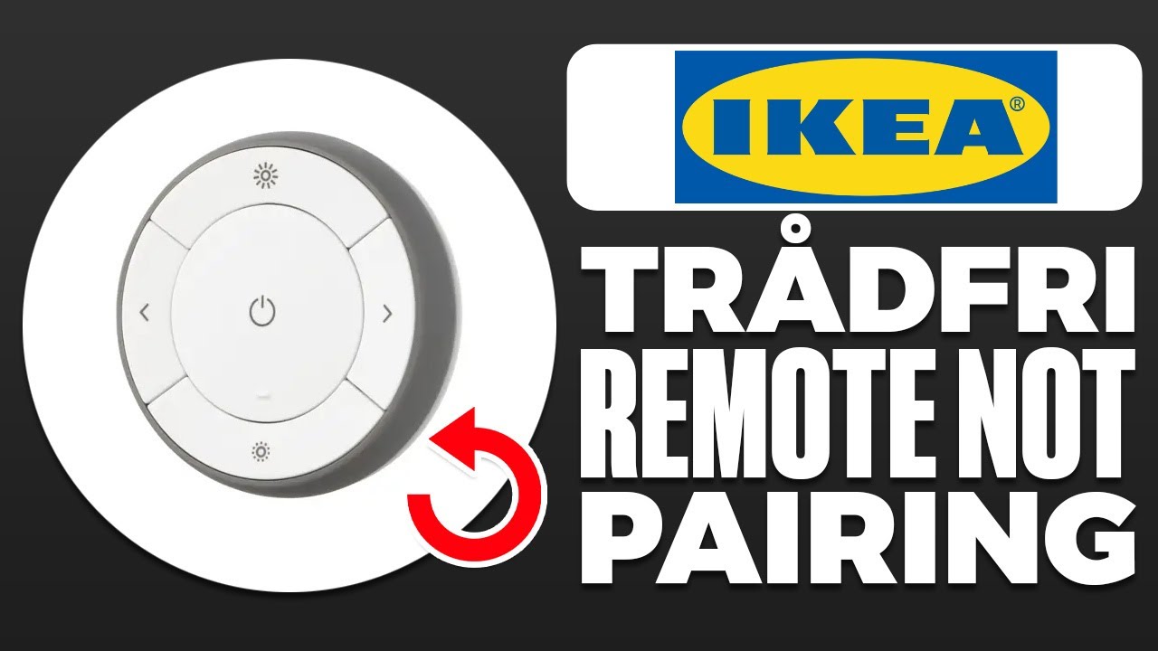FIX Ikea Trådfri Remote Not Pairing - YouTube