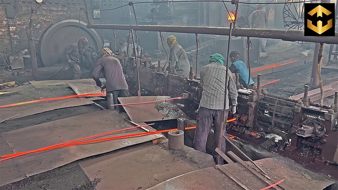 How Iron Rod are Made in Factory Process | Amazing Arun Steel ...