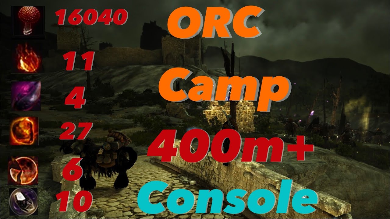 BLACK DESERT CONSOLE: ELVIA ORC CAMP AWKENING HASH!! - YouTube