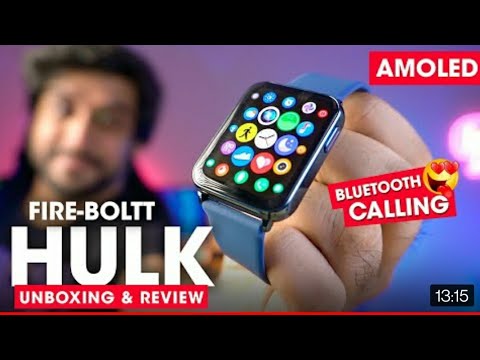 Fire-Bolt Hulk Smartwatch unboxing #firebolt #firebolthulk # ...
