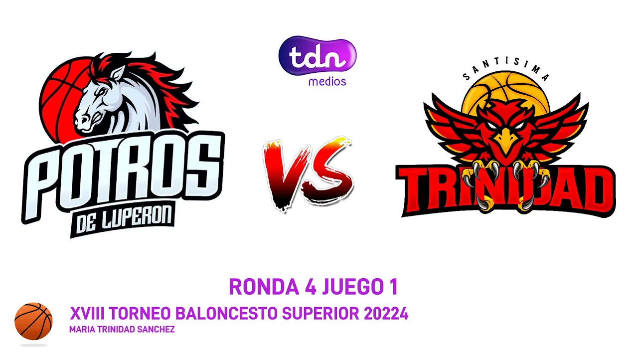 Luperon vs Trinidad - Baloncesto Superior 2024 MTS 25/10/24 TDN Medios ...