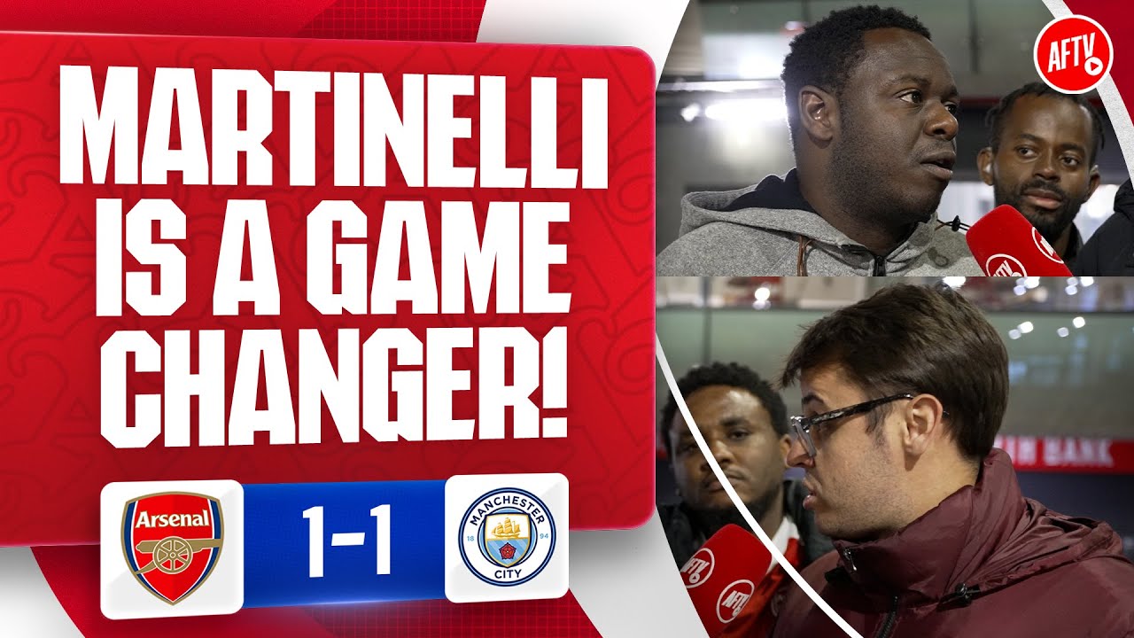 Martinelli Is A Game Changer! (Jason & Adam) | Arsenal 1-1 Man City ...