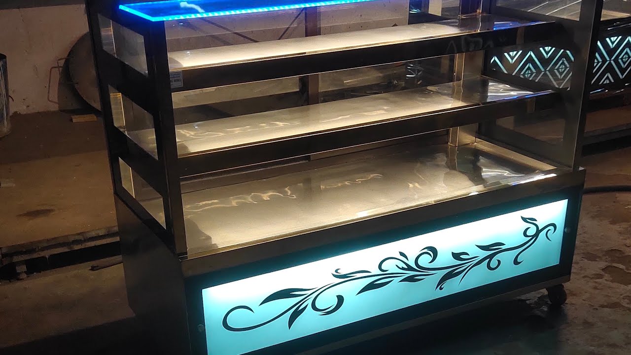 Sweet display counter || length 5 fit || height 4 fit || 2 self || ice ...