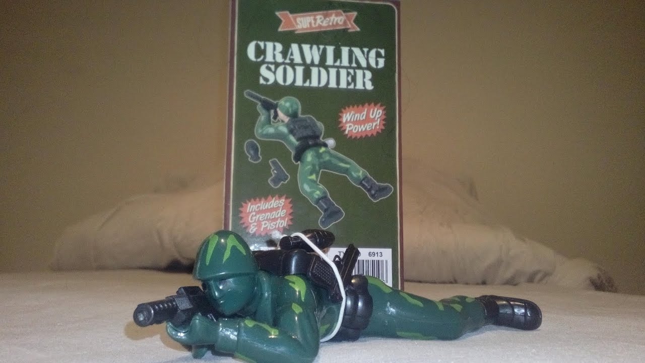 Supe Retro Crawling Soldier from Kandy Toys. - YouTube