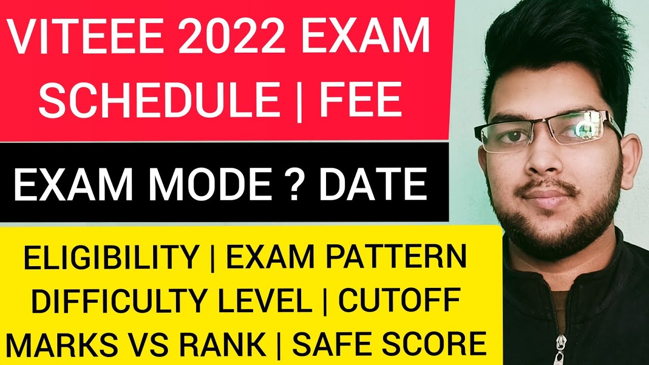 VITEEE 2022 Exam details | Eligibility , Fee & Schedule | VIT marks vs ...