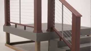 TimberTech® Contemporary Railing Installation - CableR... | Doovi