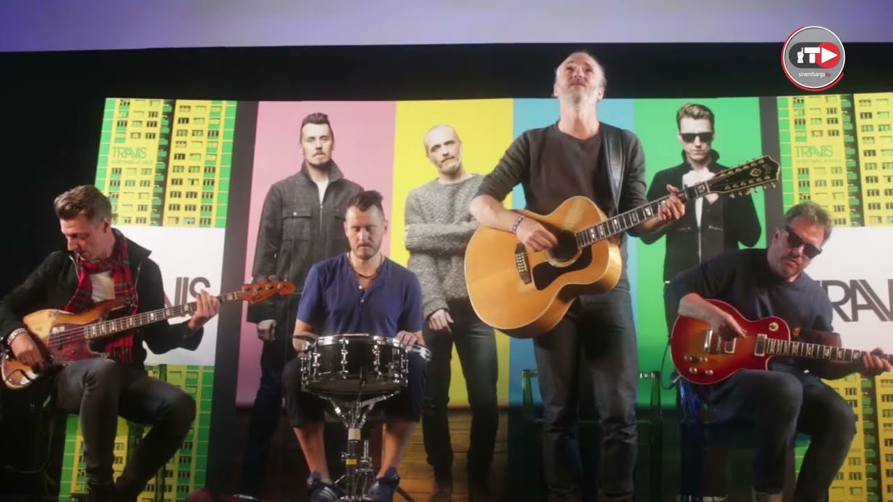 La banda británica Travis en concierto en la conferencia de prensa en ...