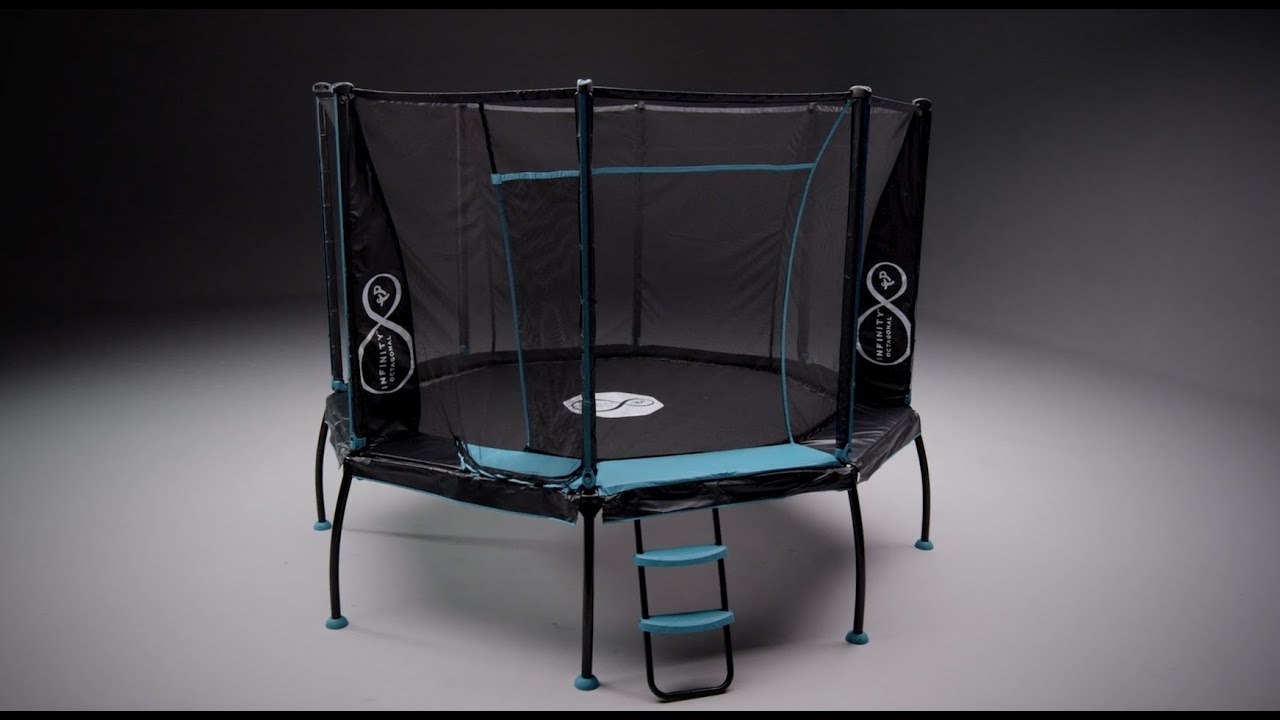 Infinity Octagonal Trampoline by TP Toys - YouTube