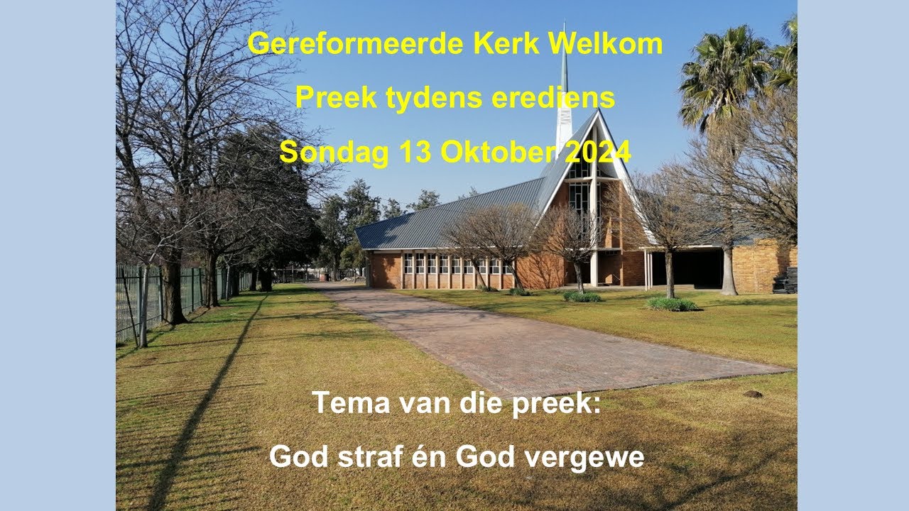 God straf én God vergewe / Eksodus 34:6-7 en Heidelbergse Kategismus ...