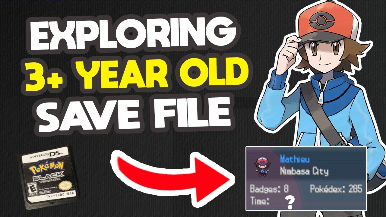 Exploring an OLD Save File of Pokemon Black - YouTube