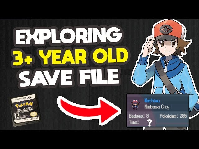 Pokemon Black Save Editor Bought A Copy Of Black And It Had A Save