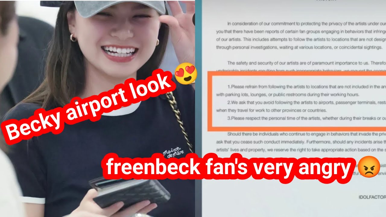 Becky airport look 😍 freenbecky fan's very angry 😡 #freenbecky - YouTube