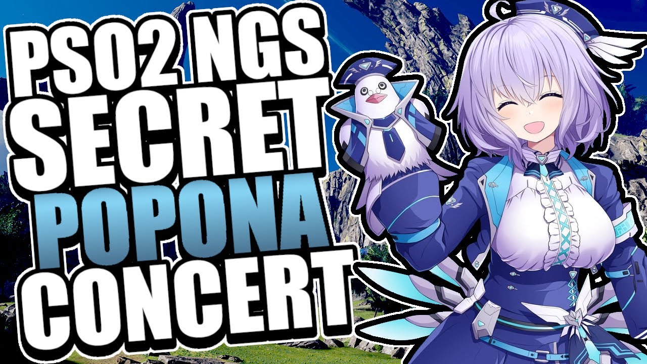 VTuber Popona Host A Concert In PSO2 NGS That No One Knew About ...
