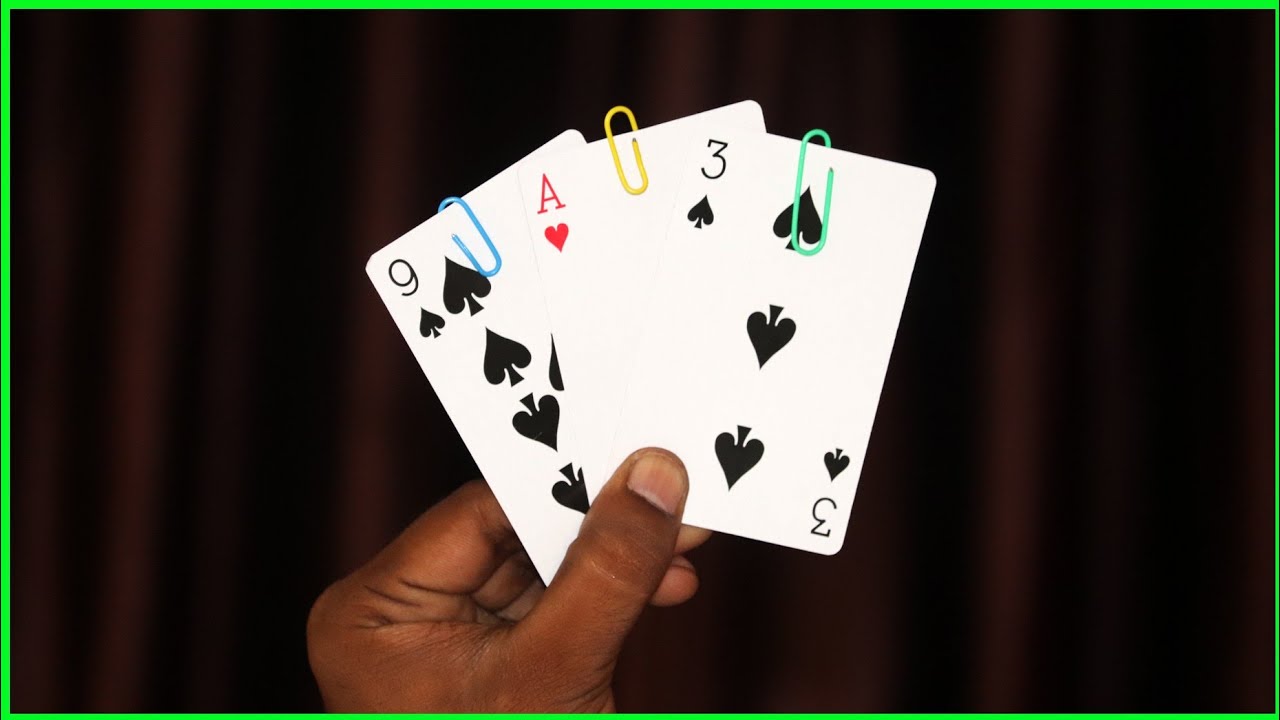 तीन पत्ती के साथ आसान जादू सीखे || Close up Card Magic trick Ever ...