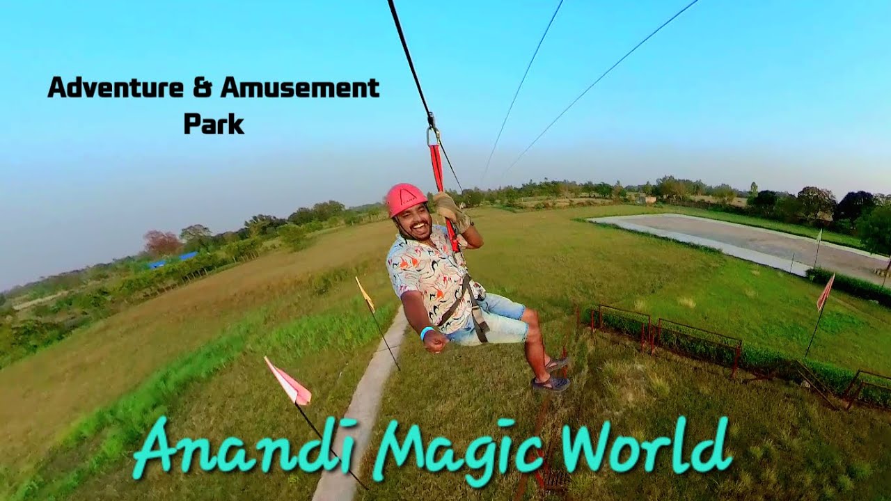 Anandi Magic World | Vlog - 3 | Zip Line |Rope Cycling | 360 colombus ride | Adventure ...