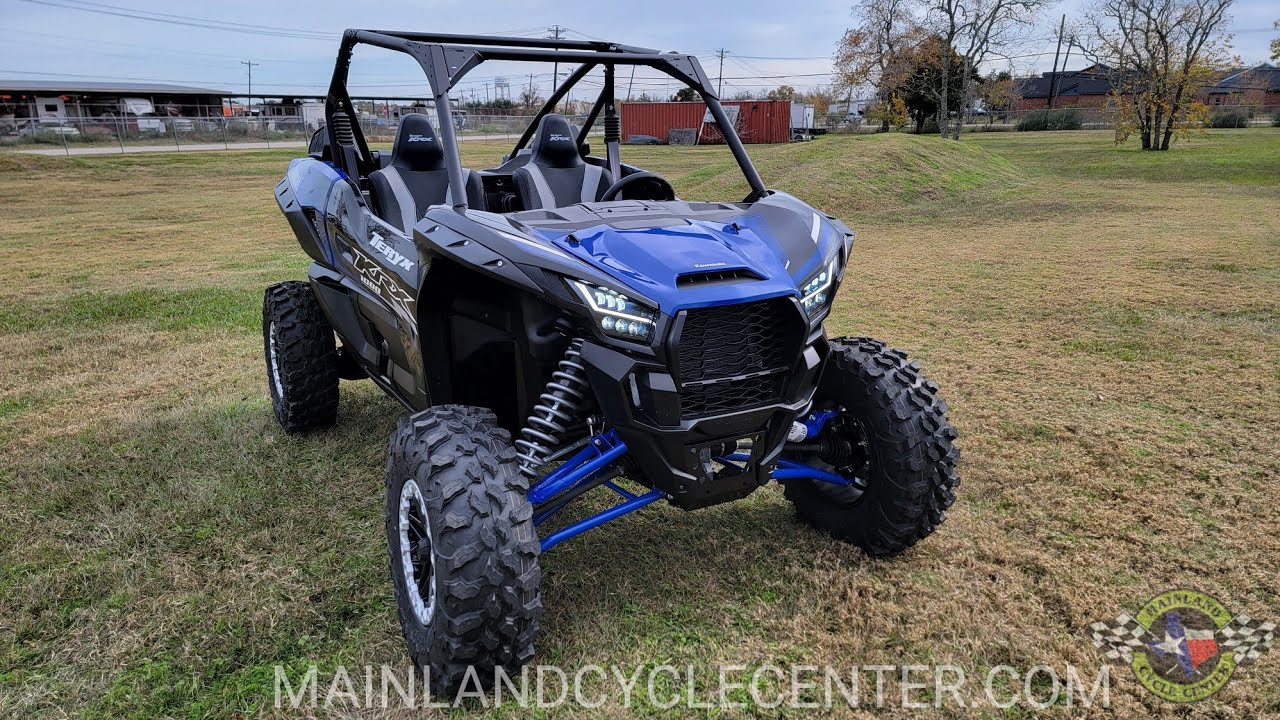 2024 KAWASAKI KRX 1000 METALLIC SIERRA BLUE WALK-AROUND - YouTube