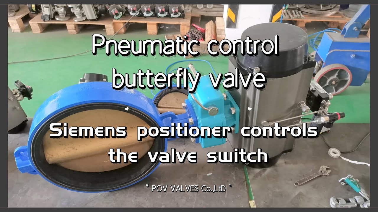 Aluminum bronze large diameter butterfly valve positioner controls the ...