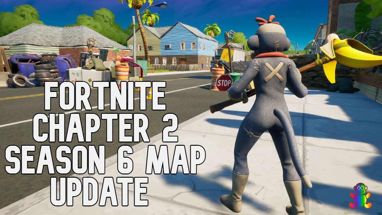Fortnite Chapter 2 Season 6 Map Update at Sweaty Sands (16.10) - YouTube