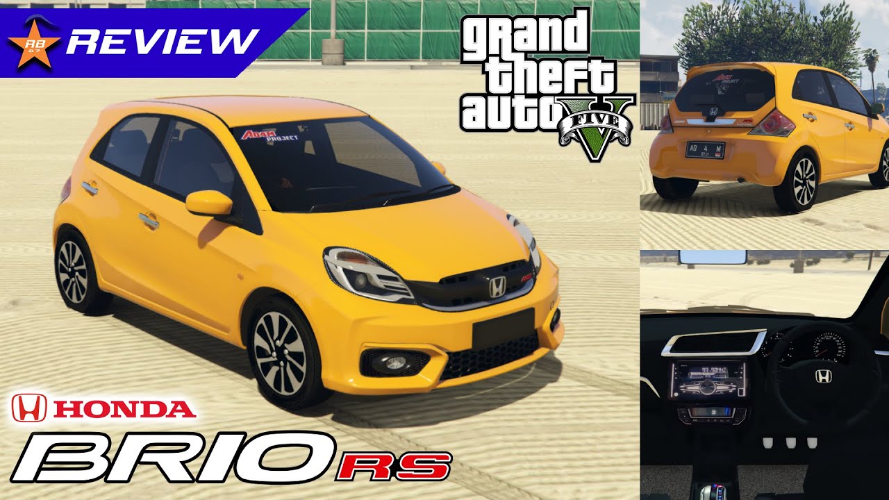 MOD HONDA BRIO RS 2017 by ADAM PROJECT | Review Mod GTA 5 - YouTube
