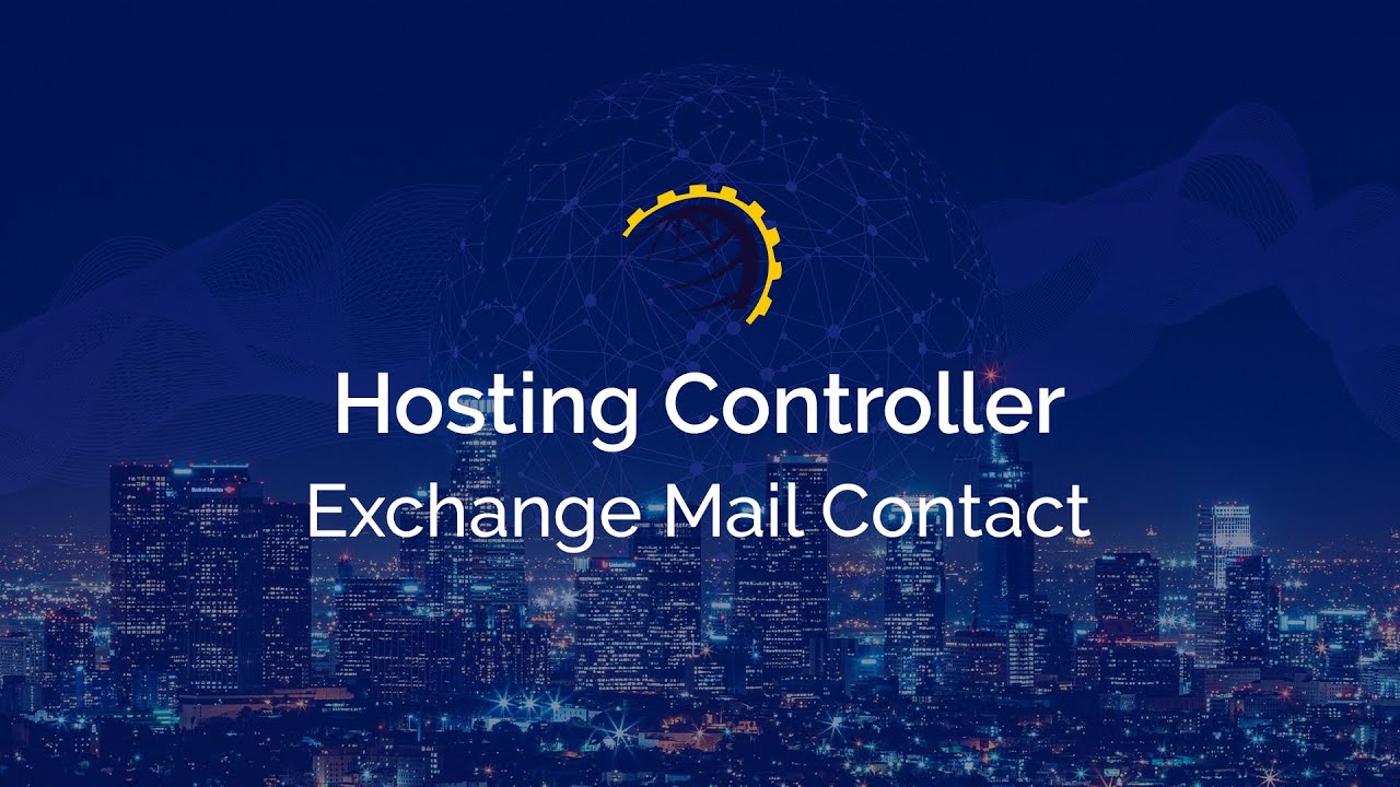 Create Exchange Mail Contacts - YouTube