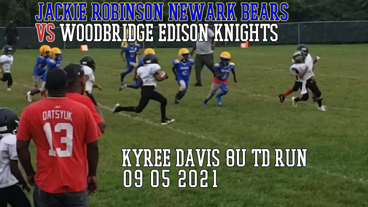 Kyree Davis 8U TD Run vs 8U Jackie Robinson Bears Scrimmage 09-05-2021 ...