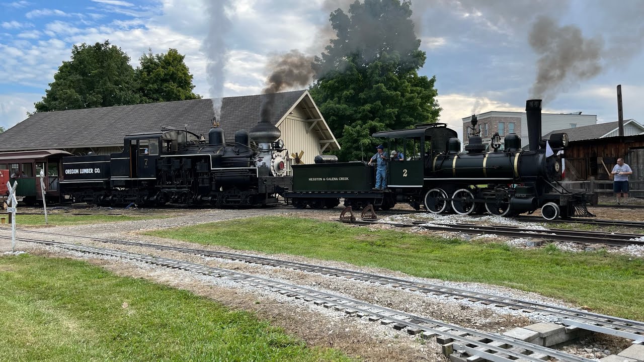 Double-Header At The Hesston Steam Museum’s Labor Day Steam and Power Show | 9/3/22 - YouTube