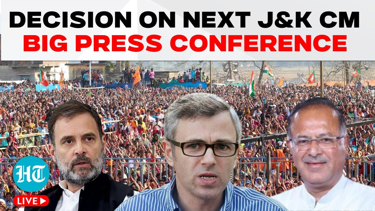 LIVE | J&K Congress Press Conference Ahead Of Decision On Next CM | NC ...