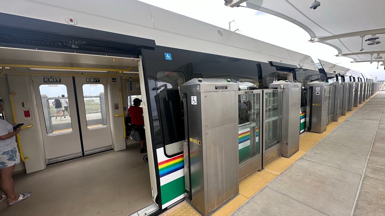 Honolulu Skyline Rail 16-E1 Westbound Route From Hālawa Aloha Stadium ...
