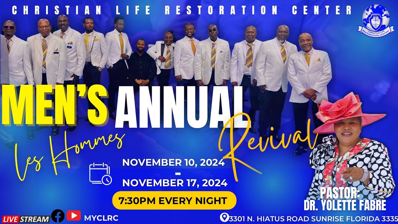 Men's Annual Revival 2024 | Les Hommes | Day 6 | MyCLRC - YouTube