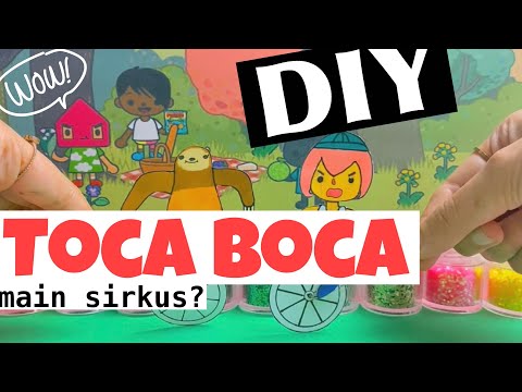 Cara membuat mainan dari kertas | DIY Toca Boca | Toca life world ...