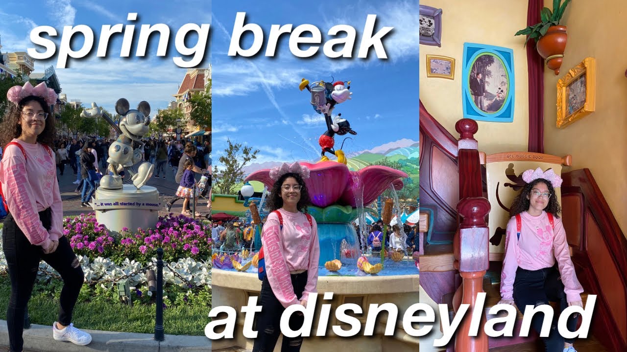 Spring Break At Disneyland and Visiting The NEW Toontown - YouTube