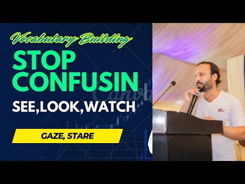 Stop Confusing See, Look, Watch, Gaze, Stare! - YouTube