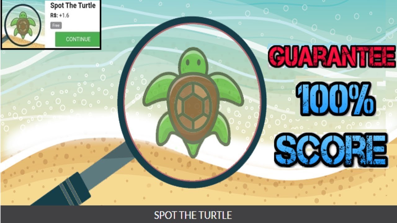 Spot the turtle quiz answers | With Exact spot of turtle | Guarantee ...