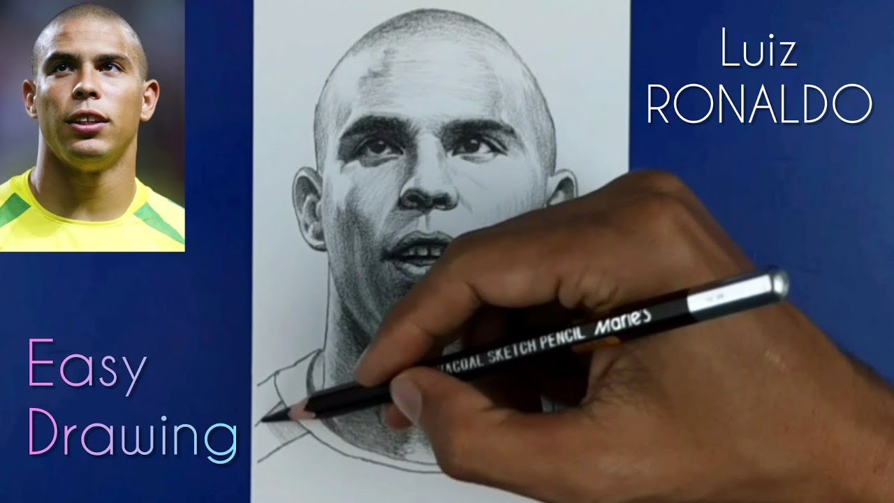 How To Draw Brazilian Ronaldo