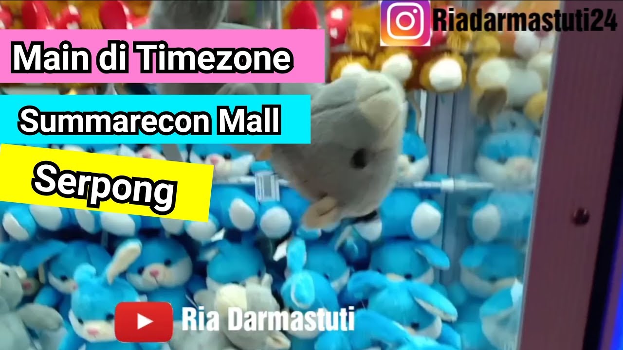 Main Mesin Capit di Timezone Summarecon Mall Serpong - YouTube