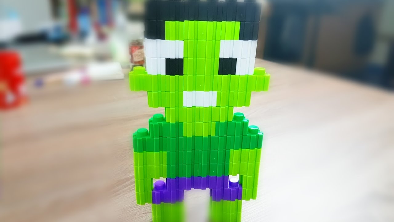 BRICKS fast build - The incredible HULK [Lego alternative] - YouTube