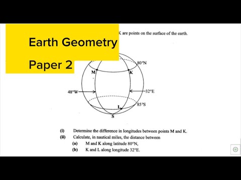 Mathematics G12 P2 Earth Geometry - YouTube