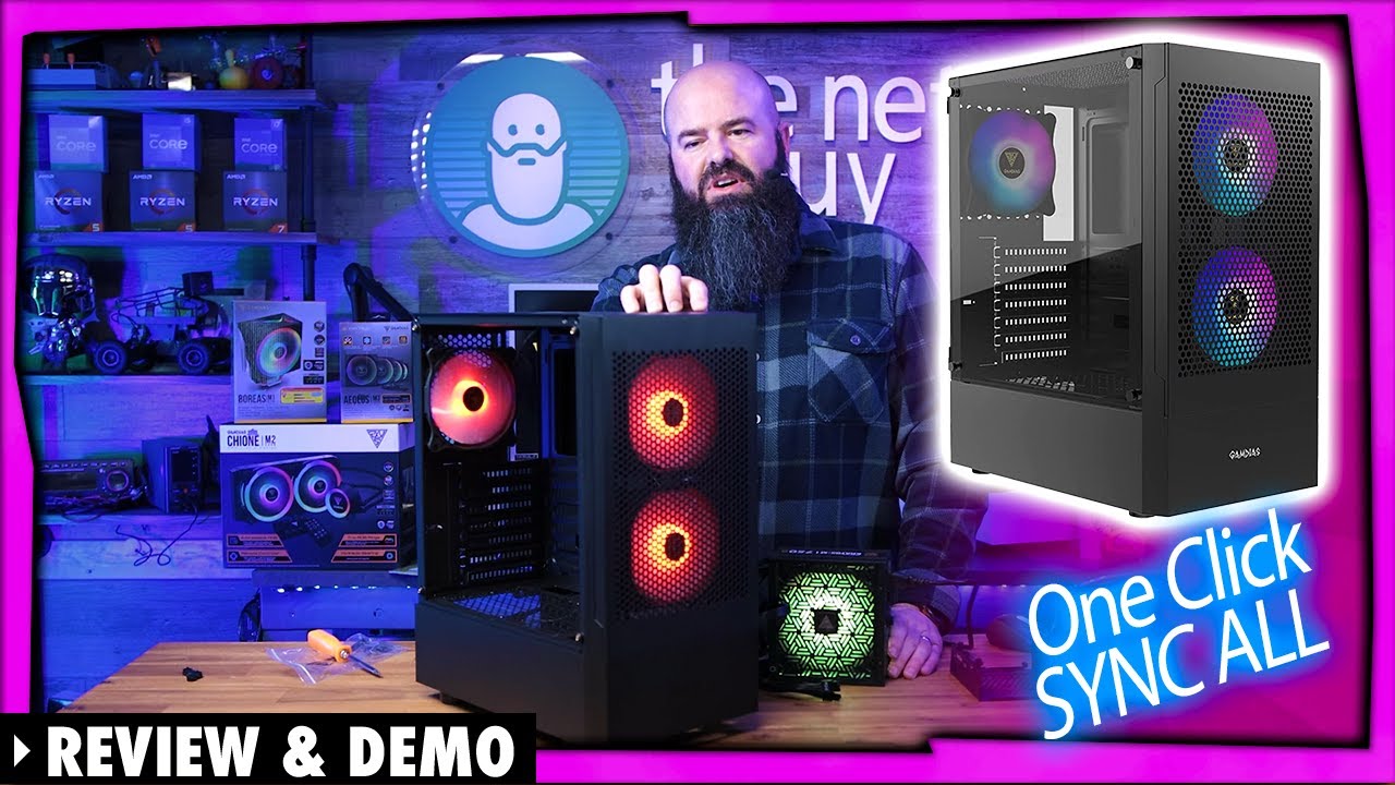 Talos E3 Mesh - The budget friendly, roomy, ARGB mid-tower ATX from ...