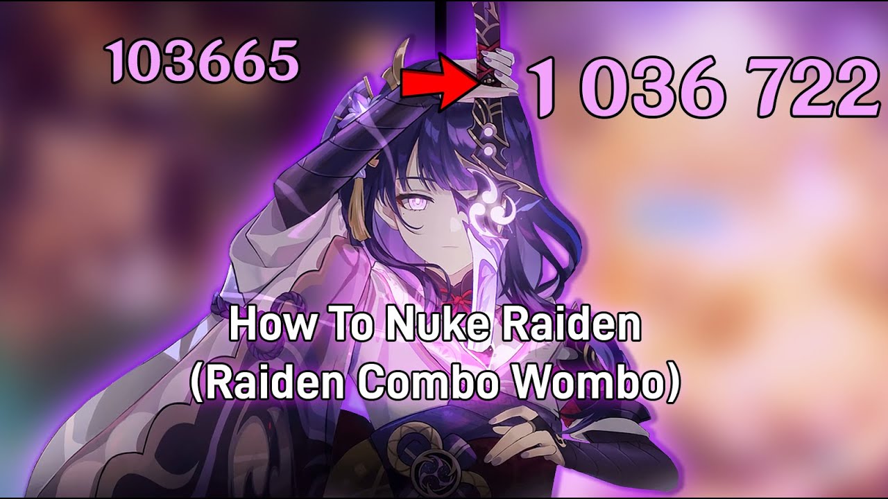 UPGRADED! Raiden Shogun Nuke : 103K to 1 MILLION (NO FOODBUFF ...